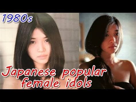 Japanese Popular Female Idols In The S YouTube