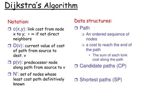 Ppt Dijkstras Algorithm Powerpoint Presentation Free Download Id