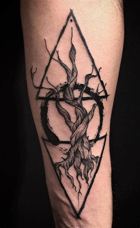 Forearm Tattoo Tree Tattoo Designs Geometric Tattoo Nature Tattoos