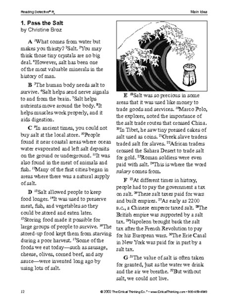 Unlocking Deeper Understanding The Transformative Power Of Reading Critical Thinking Worksheets