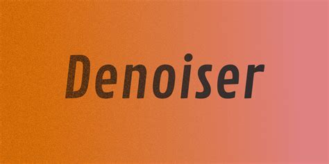 Denoiser Threejs Resources