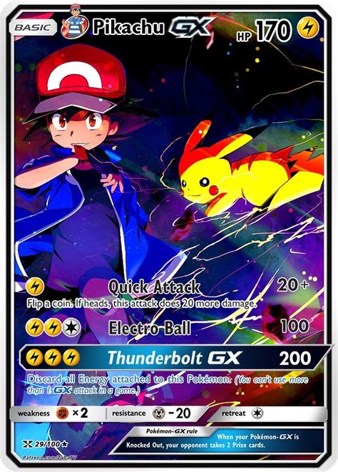 Carta Pokemon Ashs Pikachu Pokémon Tcg Pikachu De Ash De La Pelicula