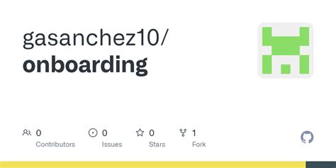 Github Gasanchez10onboarding