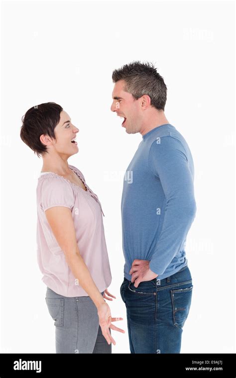 Couple Having An Argument Stock Photo Alamy