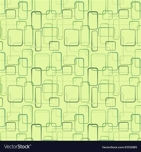 Green Abstractseamless Rectangles Pattern Vector Image