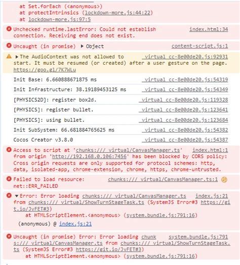 实机运行时引用报错 Creator 3x Cocos中文社区