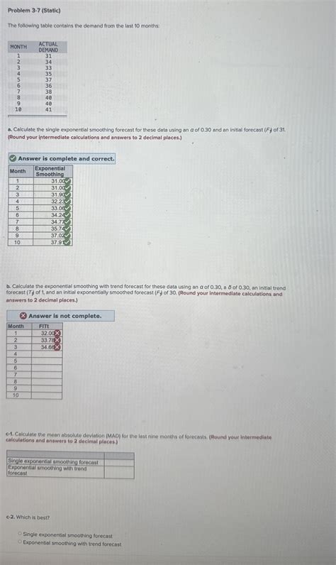 solved problem 3 7 static the following table contains the