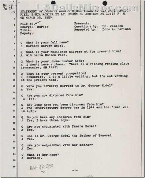 Black Dahlia Steve Hodel Vs His Mom Dorothy Hodel Interview Exposes