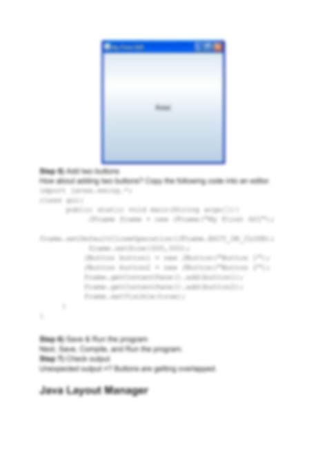 SOLUTION Java Swing Tutorial How To Create A Gui Application In Java Studypool
