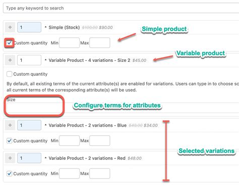 Configure Terms For Variable Products Wpclever Documentations