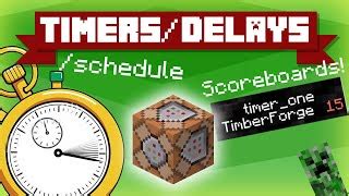 EASY Timers With Commands Minecraft Data Pack Tutorial Doovi