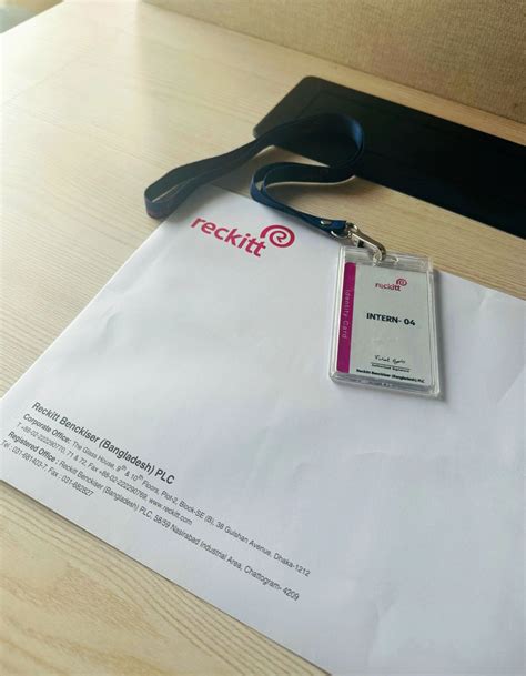 290924 To 120325 My Internship At Reckitt Benckiser Bangladesh Plc Mdmujahidul Islam Chy