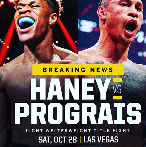 Anthony Morrow On Linkedin Devin Haney Moves Up To 140lb To Challenge Regis Prograis For His Wbc…