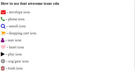 Font Awesome Cdn 47 515 65latest Version Fa Fa Icon Cdn Link