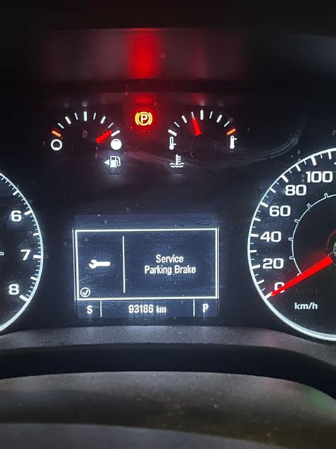 2018 Acadia Parking Brake Fault Flashing Red Can I Live Without Fixing It Is It Going To
