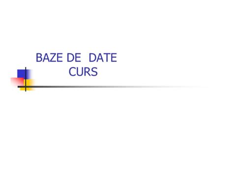 Pdf Baze De Date Curs