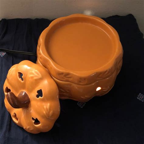 Pumpkin Wax Warmer On Mercari Wax Warmer Wax Wax Melts