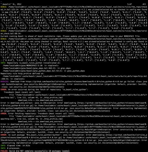 bazel build on java still ignores system cacert · issue 16223