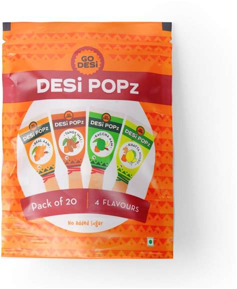 Go Desi Popz 4 Flavour Tangy Imli Kaccha Aam Real Aam Khatta