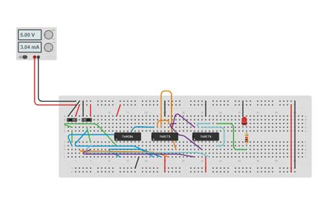Circuit Design Siso Shift Register Tinkercad