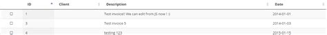 Value Not Showing Up In Table But Showing Up In Drop Down Box