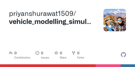 GitHub Priyanshurawat Vehicle Modelling Simulation