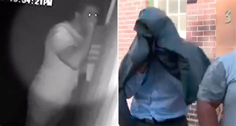 Alleged ‘peeping Tom Caught On Cctv Outside Girls Bedroom Window
