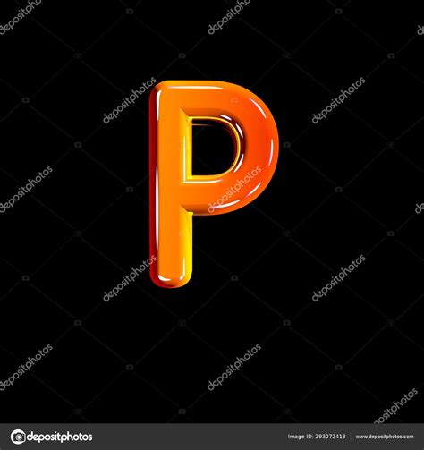 빨간 광택 플라스틱 글꼴 문자 P는 검은 색에 고립 기호의 3d 그림 — 스톡 사진 © Antonmedvedev 293072418