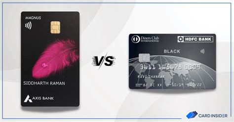 Axis Bank Magnus Vs HDFC Diners Club Black Credit Card