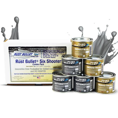 Rust Bullet Six Shooter Combo Industrial Automotive