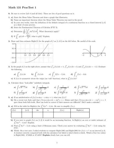 Math 131 Practest 1