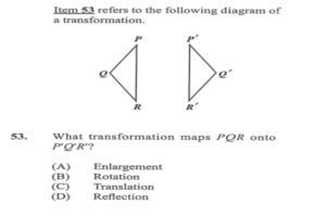 Mathematics Diagram Question Helpful Test