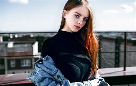 Download Wallpaper Girl Long Hair Brown Hair Photo Photographer