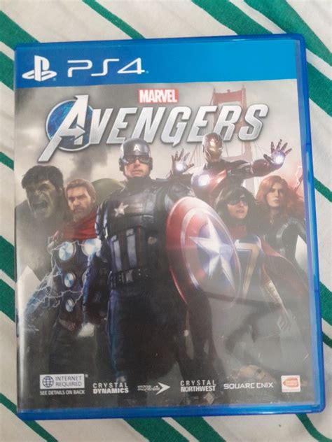 Marvel Avengers Ps4 Ps5 Game Disc Negotiable, Video Gaming, Video Games ...