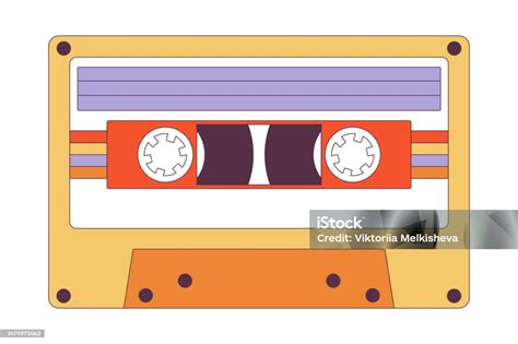 레트로 스테레오 음악 카세트 테이프 디스코 아날로그 마그네틱 오디오 테이프 복고풍 라벨이 있는 카세트는 80년대 부흥 믹스 테이프 디자인을 위한 빈티지 오브제입니다 흰색