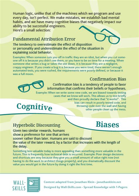 Cognitive Biases Wall Skills