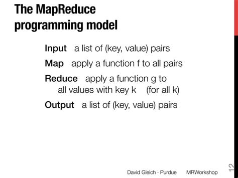 Sparse Matrix Computations In Mapreduce Ppt