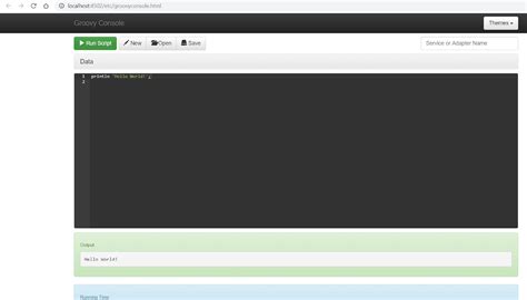 Groovy Console Integration And Executing Scripts In Aem