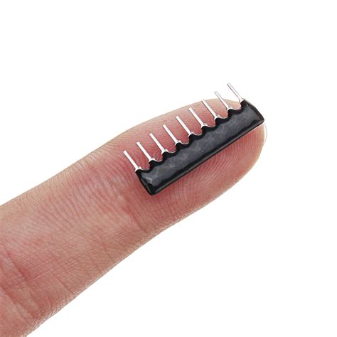 New 30pcs 9pin Resistor Network Array 3 3k Ohm A332jj 3 3kr Dip Exclusion Network Resistor