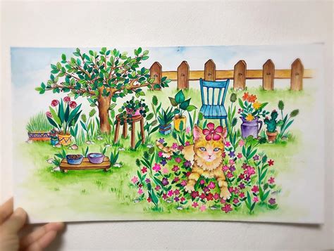 지니님의 꿈꾸는 작업실 • 이 두그림은 헤어짐 을 주제로 그린 연작입니다 꽃분이그림의