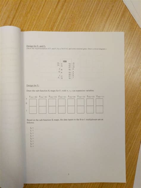 solved experiment 3 design with decoders and multiplexers l
