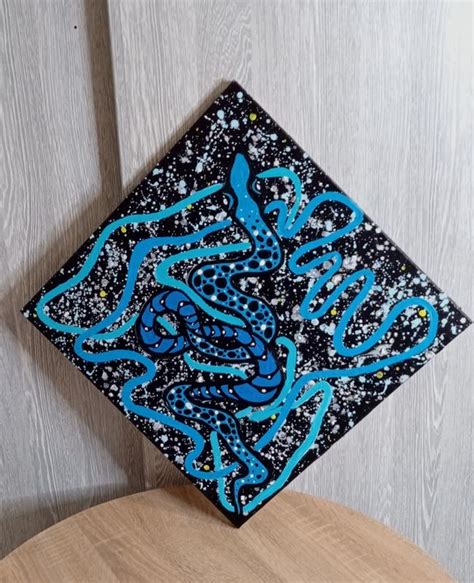 Велика картина змія 🐲 тату космос — ціна 450 грн у каталозі Картини Купити товари для дому та