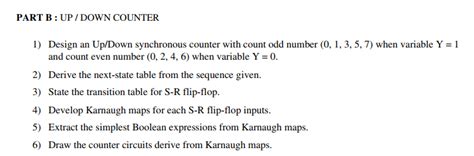 Solved PART B UP DOWN COUNTER Design An Up Down Chegg