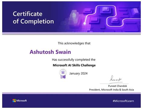 Ashutosh Swain On Linkedin Aichallenge Mslearn Aichallenge Mslearn