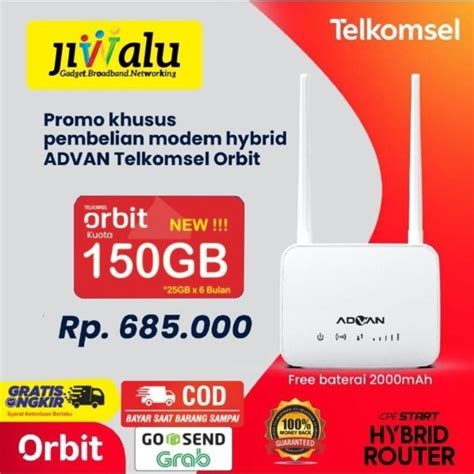 Jual Advan Cpe Router Start Modem Telkomsel Orbit Modem Orbit Wifi Wlan 4g Shopee Indonesia