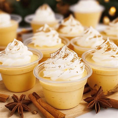 Irresistible Eggnog Pudding Shots For Your Holiday Celebrations