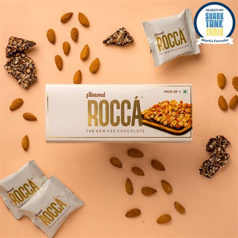 Buy Gourmet Almond Brittle Chocolates Pack Of 3 Online Rocca