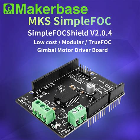 Makerbase Simplefoc Shield V2 0 4 Foc Bldc Motor Controller Board Arduino Servo