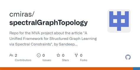 Github Cmirasspectralgraphtopology Repo For The Mva Project About