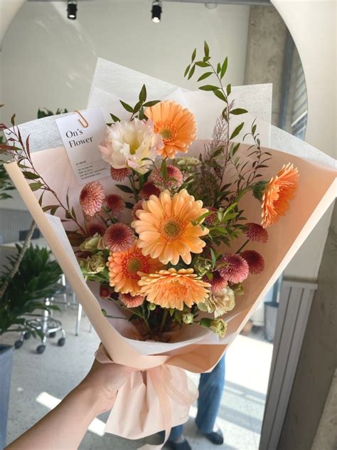 창원중앙역꽃집 온스플라워 가을꽃다발 네이버 블로그